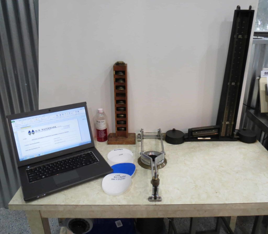 In-House Laboratory: M.W. Watermark