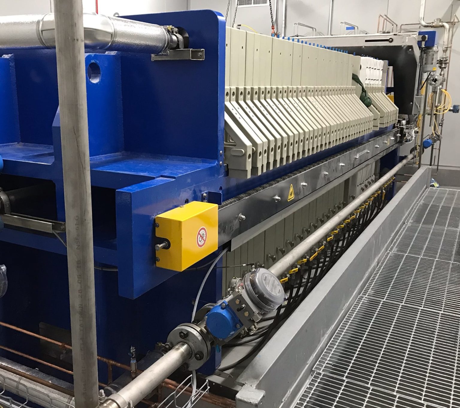 Membrane Squeeze Filter Presses and Filter Plates